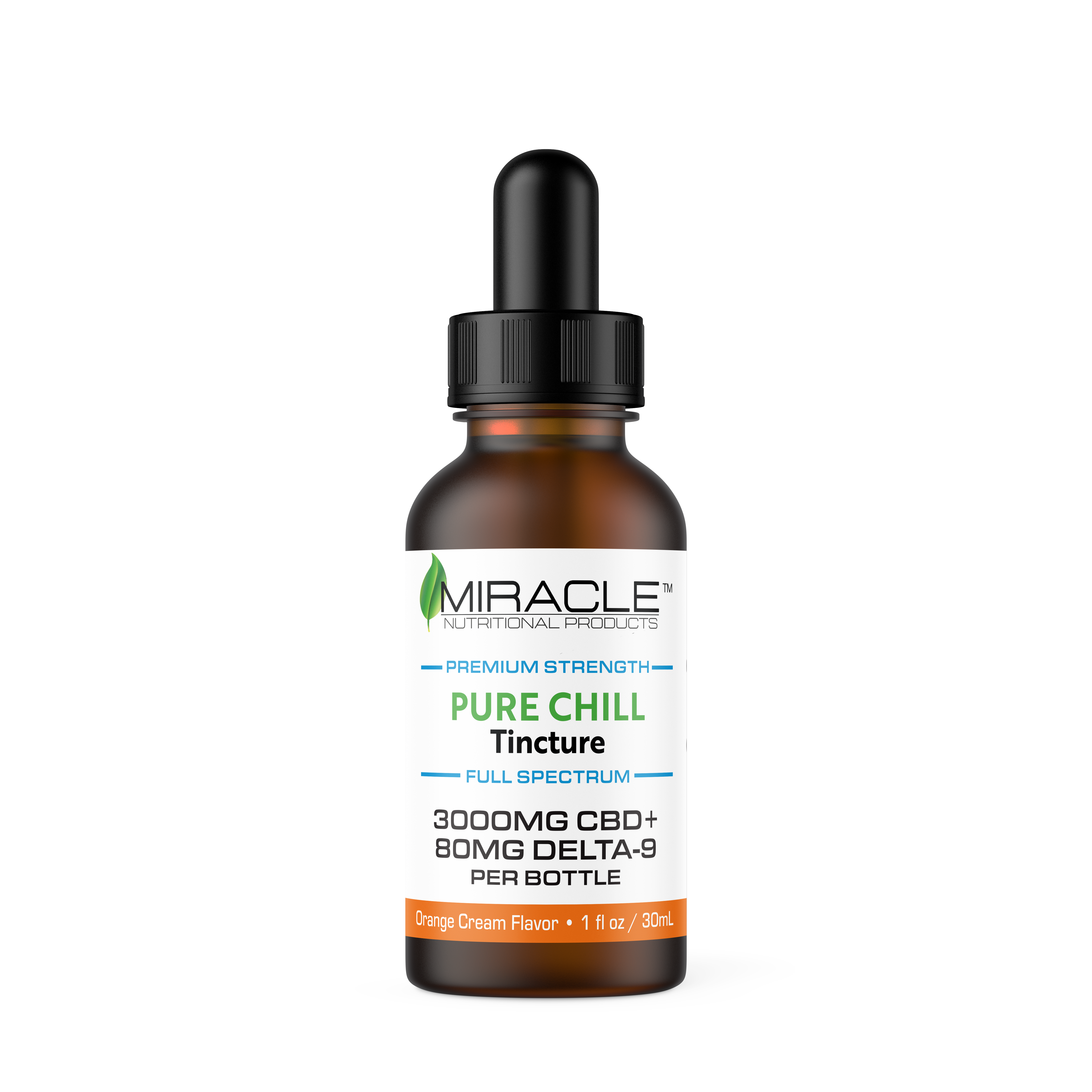 Pure Chill Drops with 3000mg Full Spectrum CBD & 80mg D9 – Miracle ...